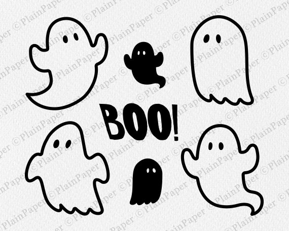 Halloween SVG Boo SVG Ghost Bundle Halloween Bundle | Etsy