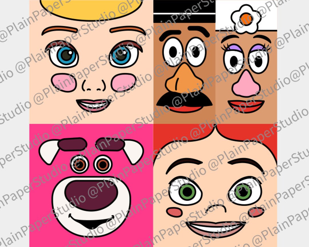 Toy Story Svg, Jessie Svg, Lotso Huggin Bear Png, Bo Peep Eps, Potato ...