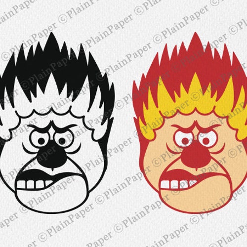 Snow Miser Svg Snow Miser Face Png Miser Brothers Christmas - Etsy
