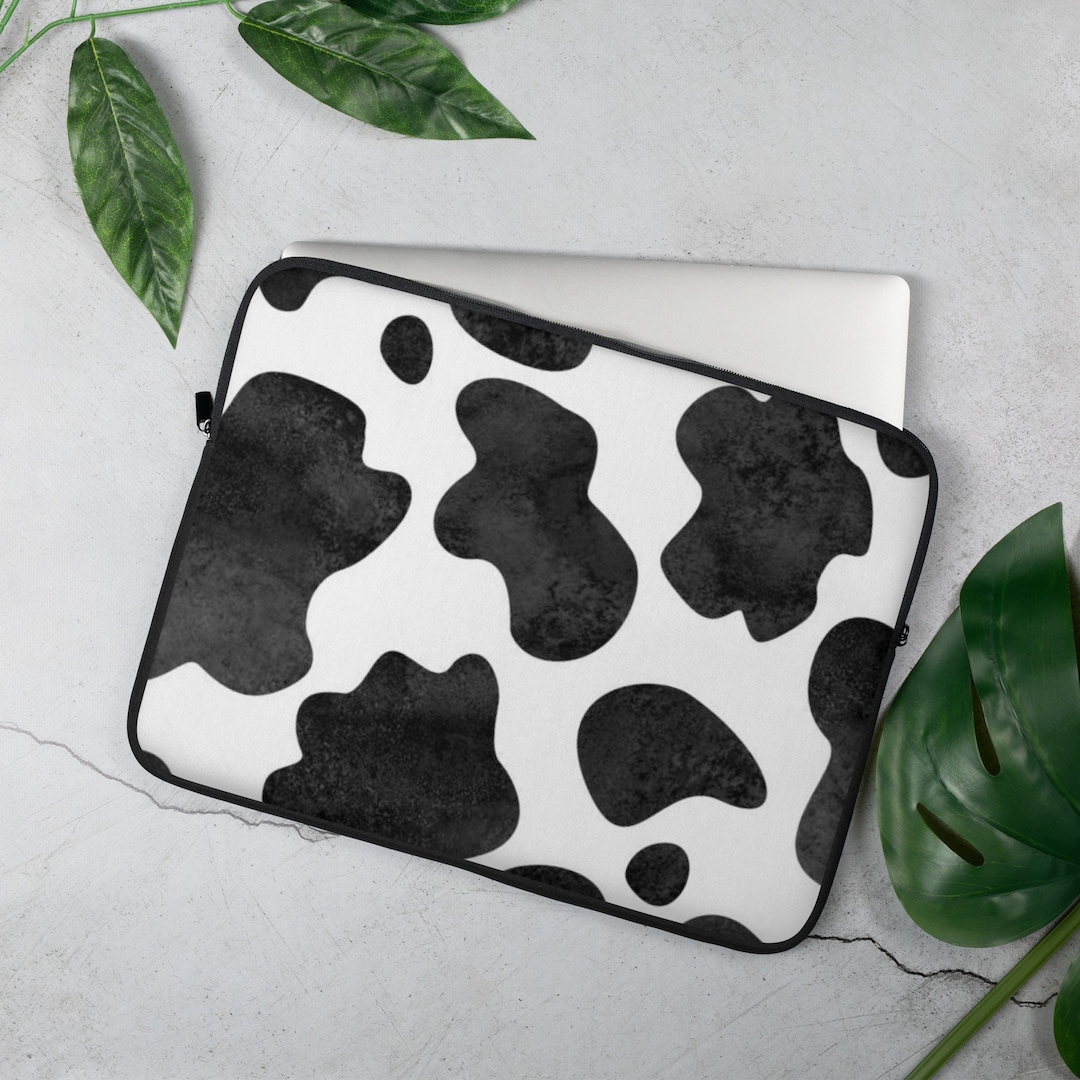 Cow Print Laptop Sleeve, Cowhide Print, Cow Print Chromebook Case, Cow ...