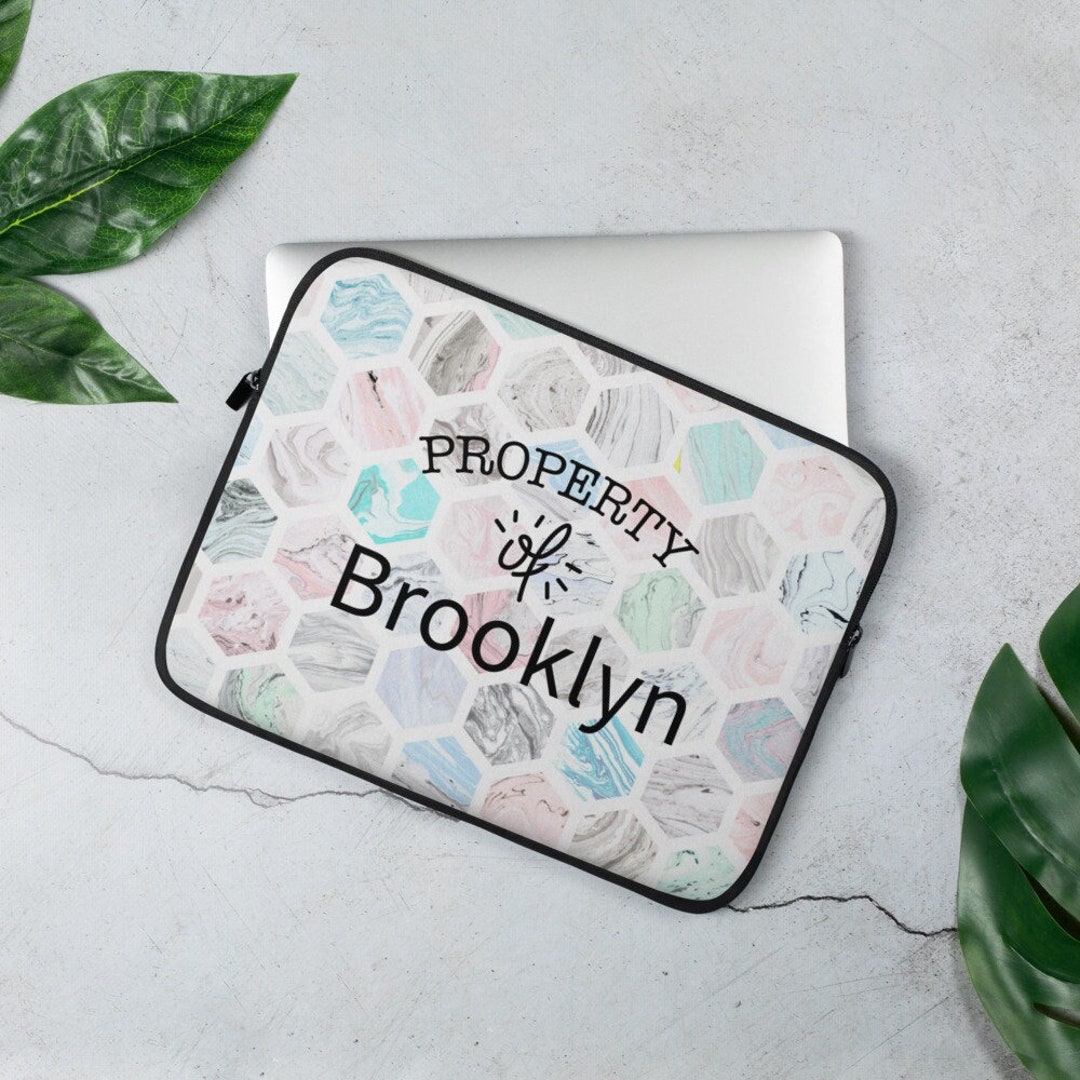 Chromebook Case, Marble Personalized Laptop Sleeve 13 Inch, Laptop ...