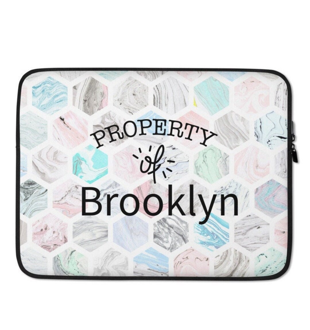 Chromebook Case Marble Personalized Laptop Sleeve Laptop - Etsy