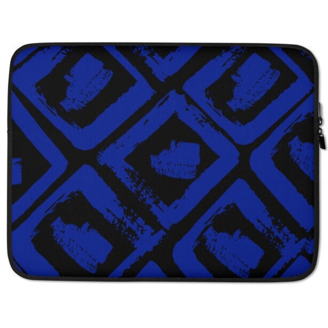 Computer Case Blue Black 13 In. 15 In. Laptop Caselaptop - Etsy