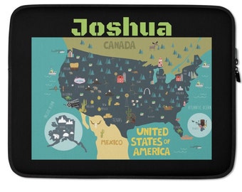 Chromebook Case for Kids Personalized Laptop Sleeve Gifts | Etsy