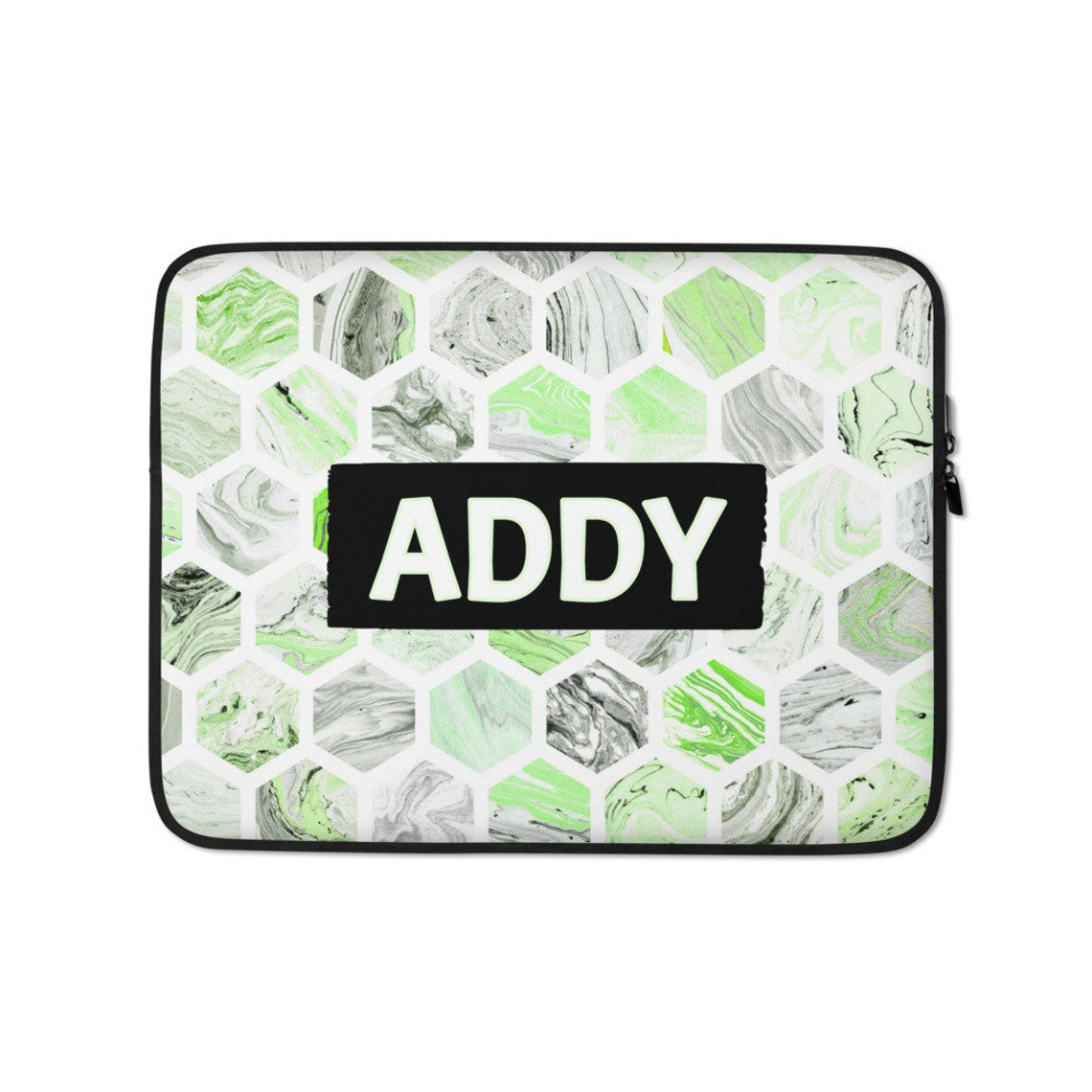 Chromebook Case for Kids Green Marble Personalized Laptop | Etsy