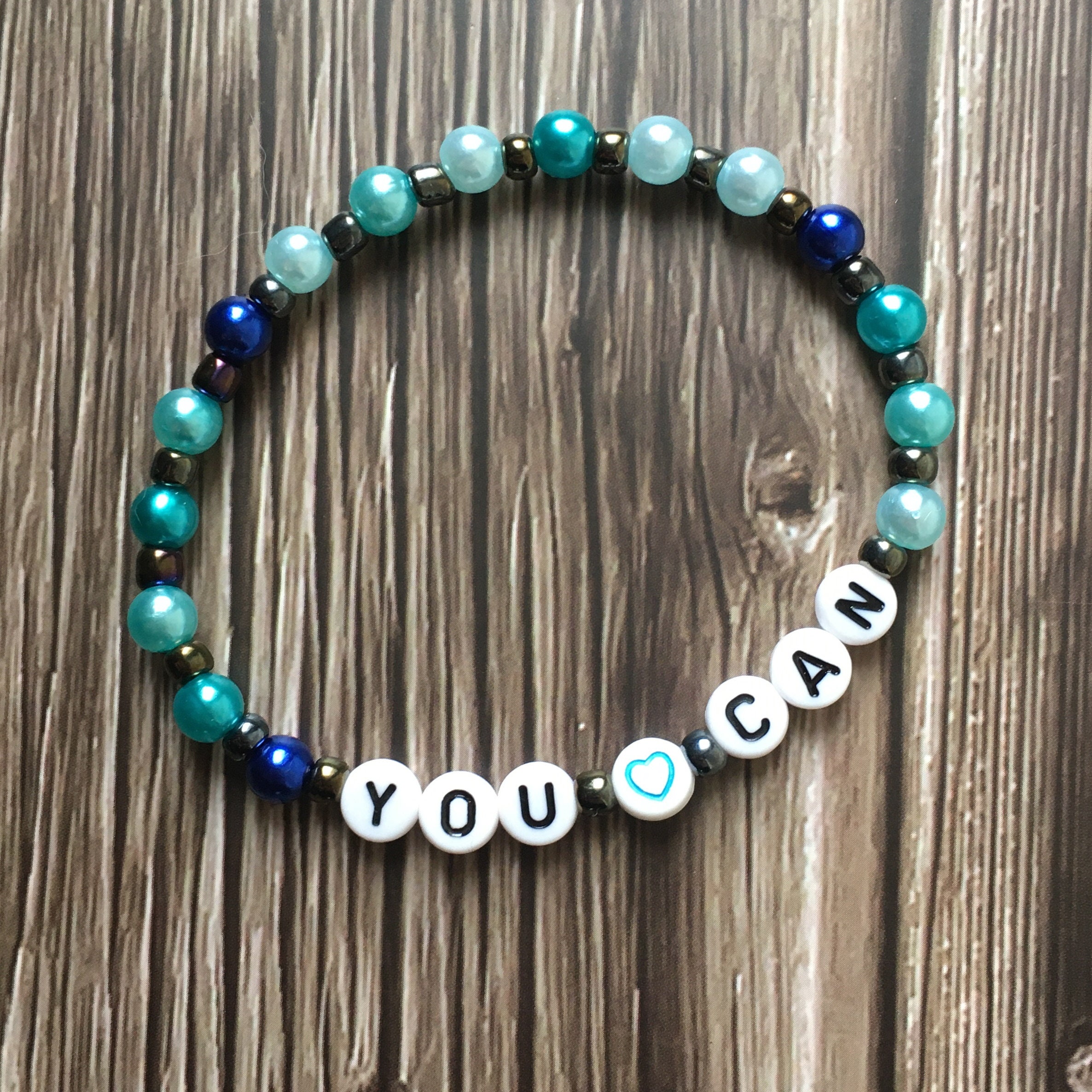 Self-love and Recovery Strength and Calming Mental Health Bead Bracelet ...
