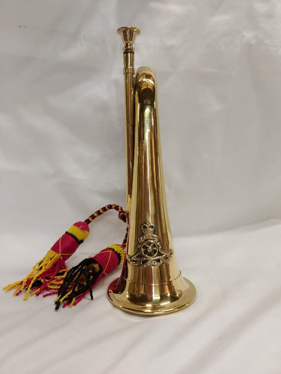 Antique Style Military Copper Royal Bugle Artillery Badge With | Etsy UK