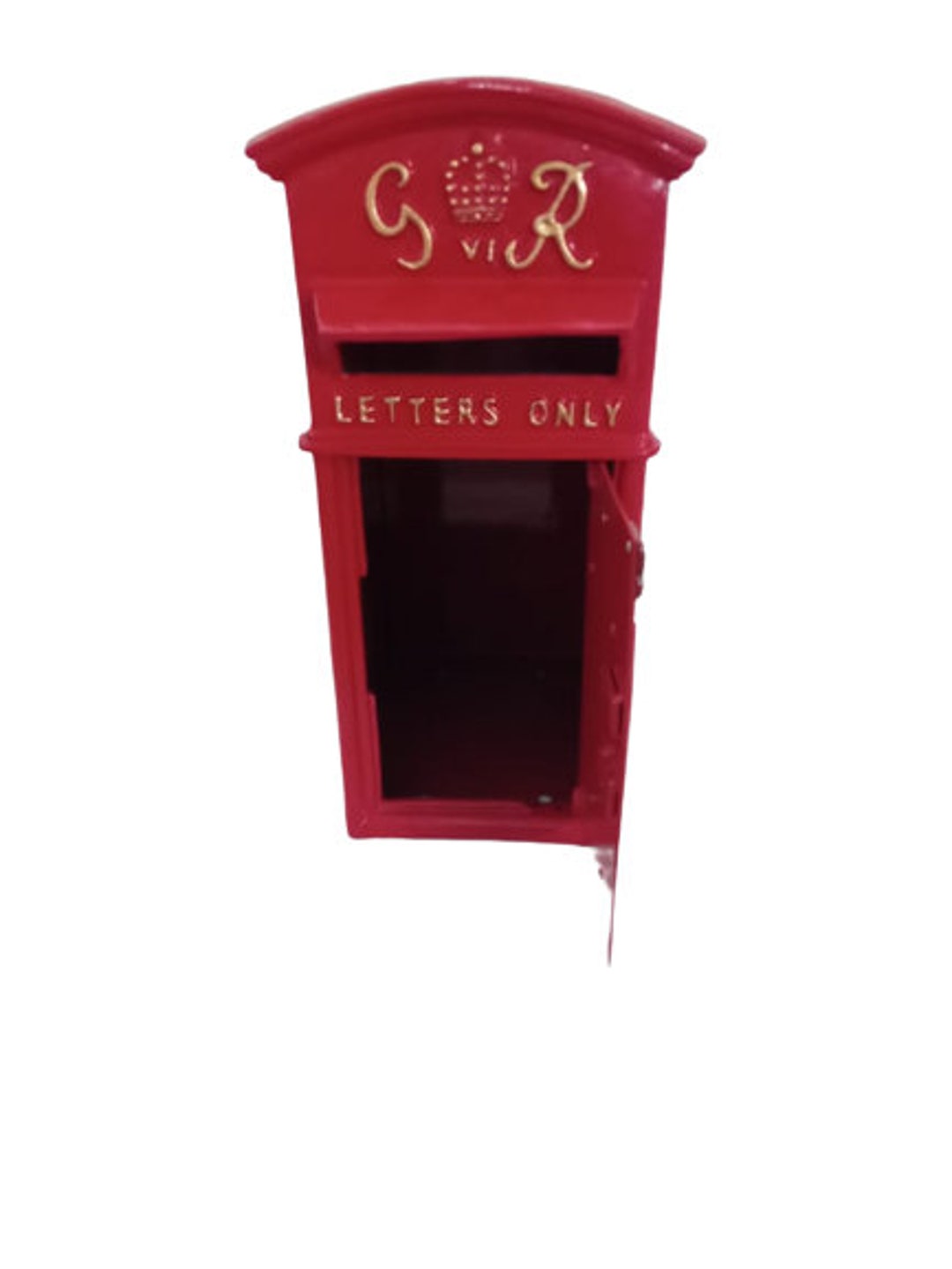 GR Post Box-wall/pillar Mount Letter Box Withlock Secure - Etsy
