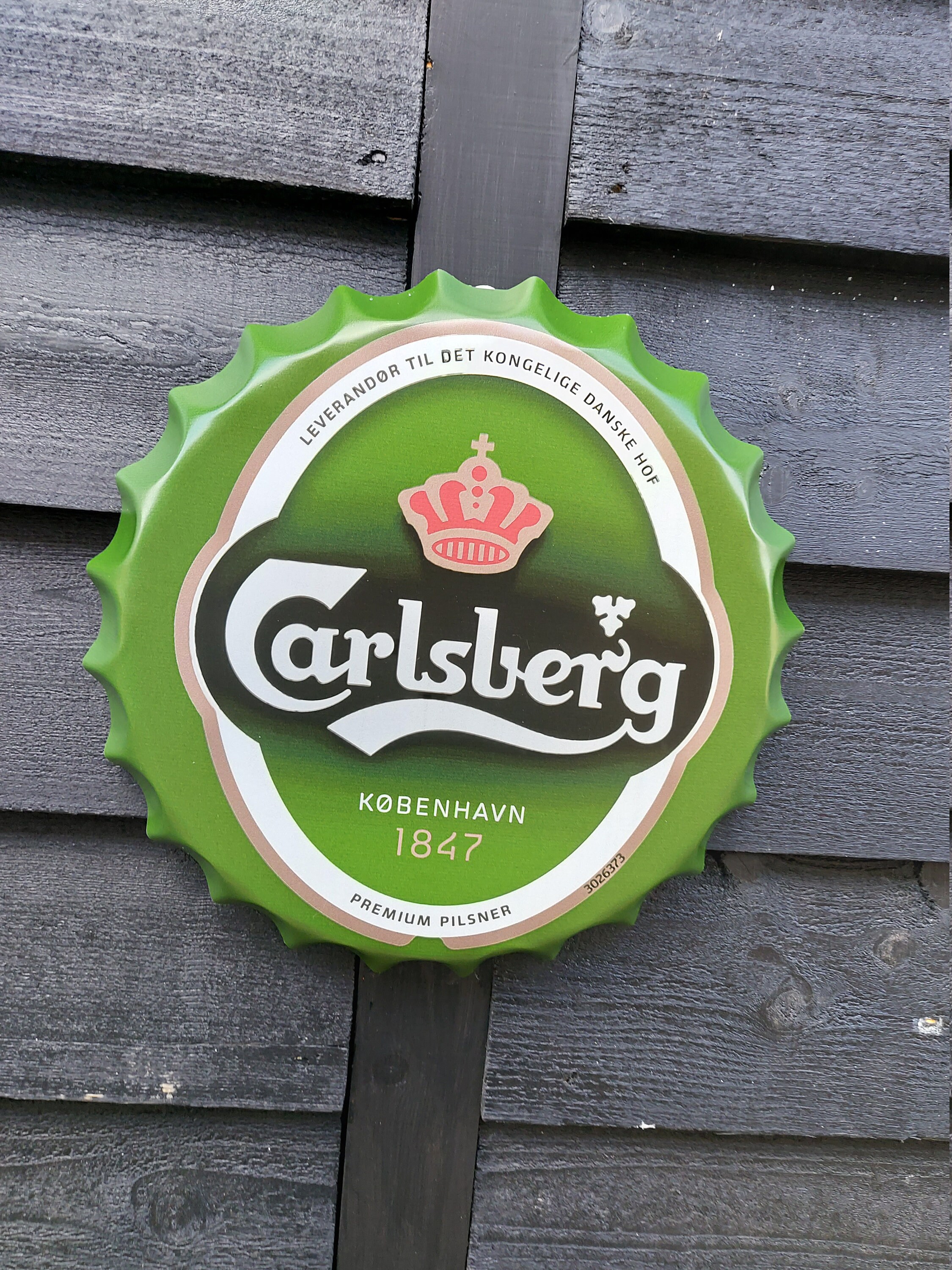 Wall Art/sign Carlsberg /vintage Tin Metal 35cm Bottle Top Bar | Etsy