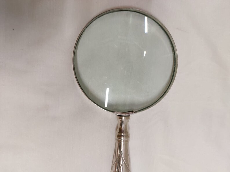 Antique Vintage Nautical Magnifying Glass Sliver Plated Dia - Etsy