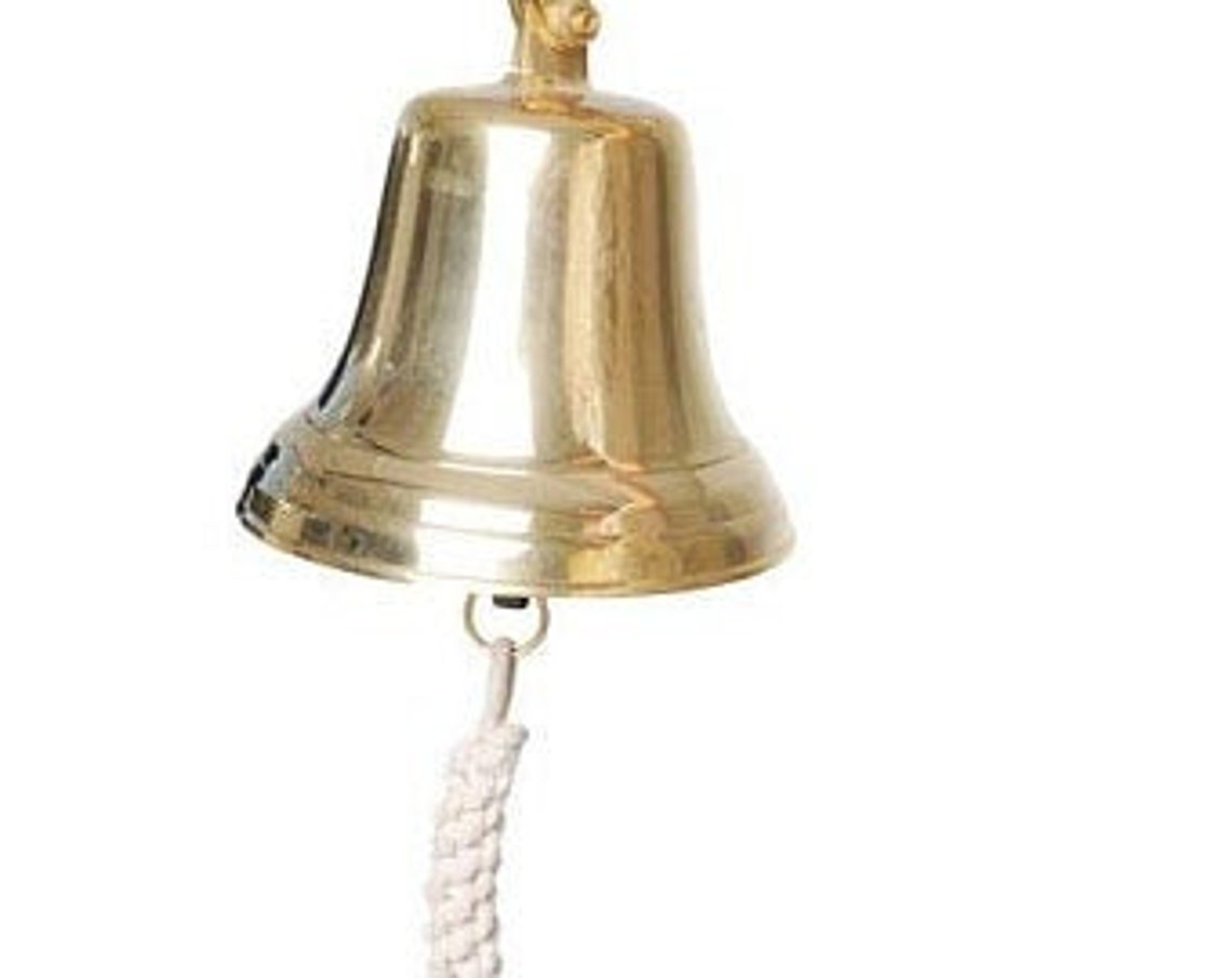 Solid 20 Cm Brass Ship Pub/ Door Bell With Heavy Mounting - Etsy UK