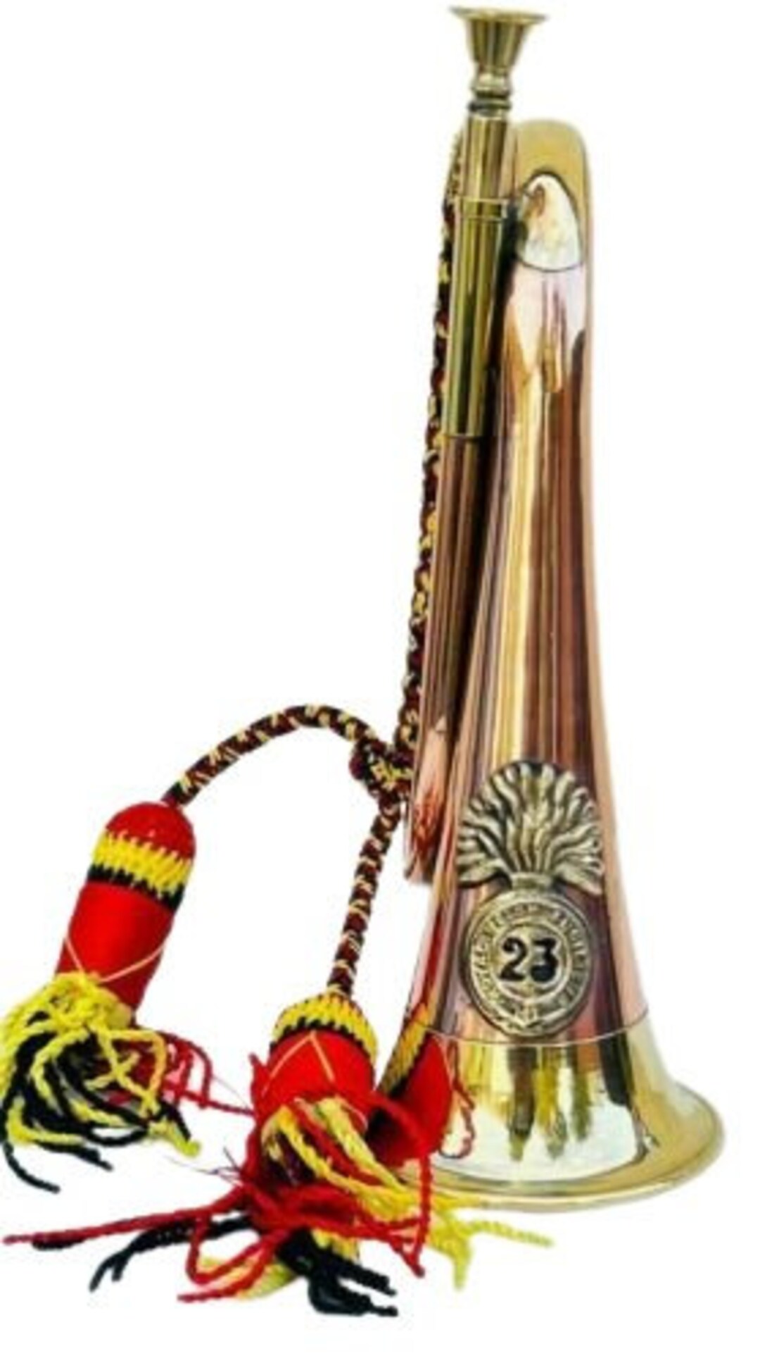 Insignia de artillería Royal Bugle de cobre militar de estilo antiguo ...