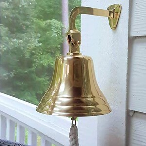 Solid 8.5 Cm Brass Ship Pub Door Bell With Heavy Mounting - Etsy