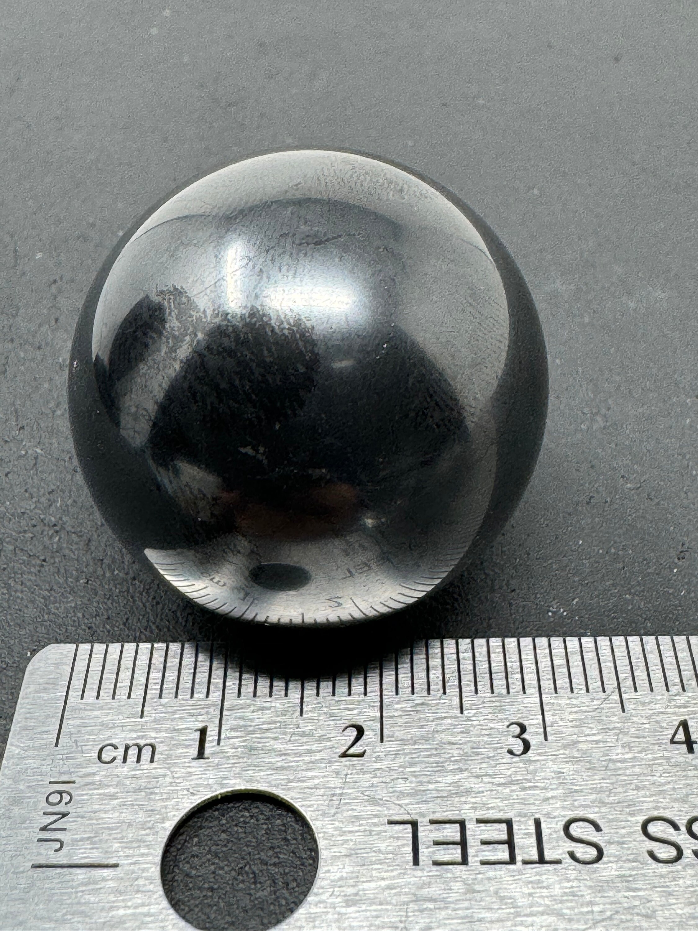 30mm Polished Shungite Sphere EMF Protection Water Cleansing Grounding ...