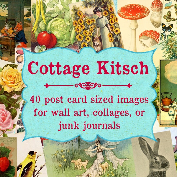 Cottagecore Postcards Vintage - Etsy