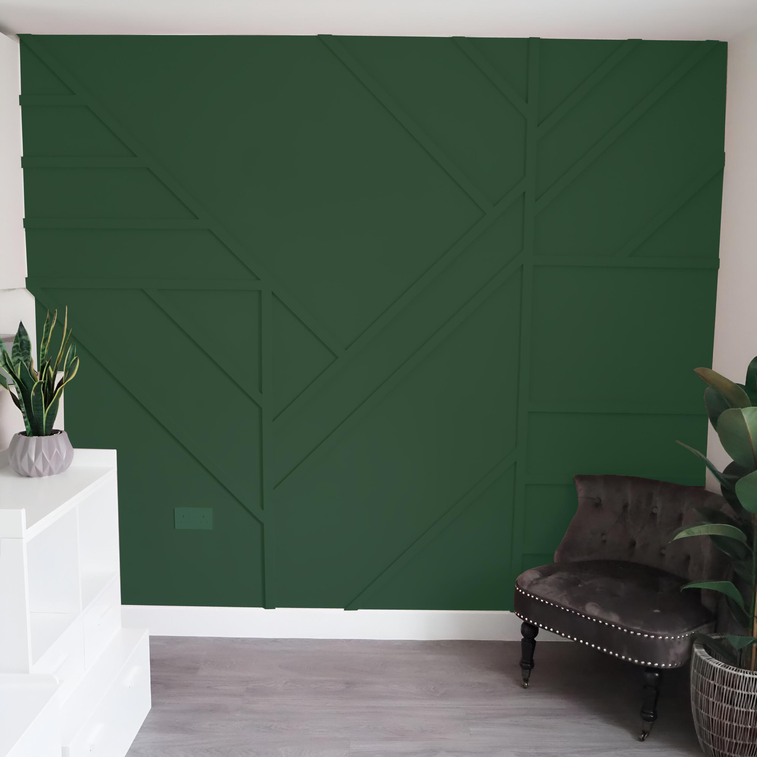 Asymmetrical Wall Design Plans Custom Molding Blueprints and Cutting ...