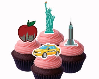 New york cake topper | Etsy