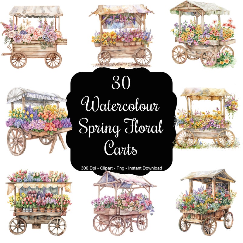 Flower Cart - Etsy
