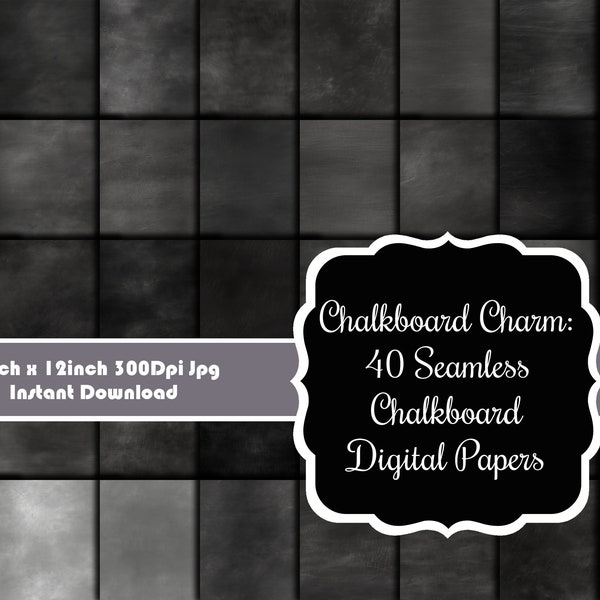 Chalkboard Digital - Etsy