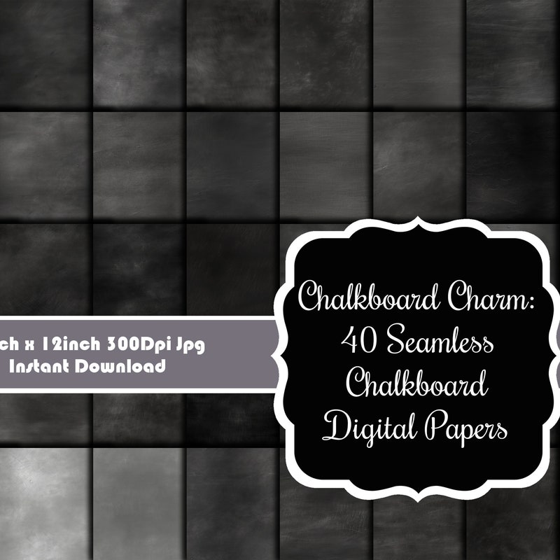 Chalkboard Digital - Etsy