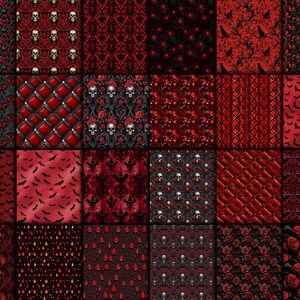 Everlasting Night: Seamless Vampire Gothic Digital Paper Set - 24 ...