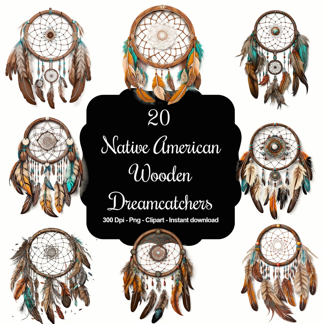 Dreamweaver Watercolor Set 20 Authentic Native American Dream Catcher ...
