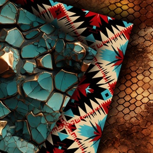 Native American Themed Papers - 140 Seamless, Authentic Designs for ...