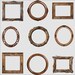 Timber Charm: 40 Rustic Wood Frames Clipart Set - Etsy