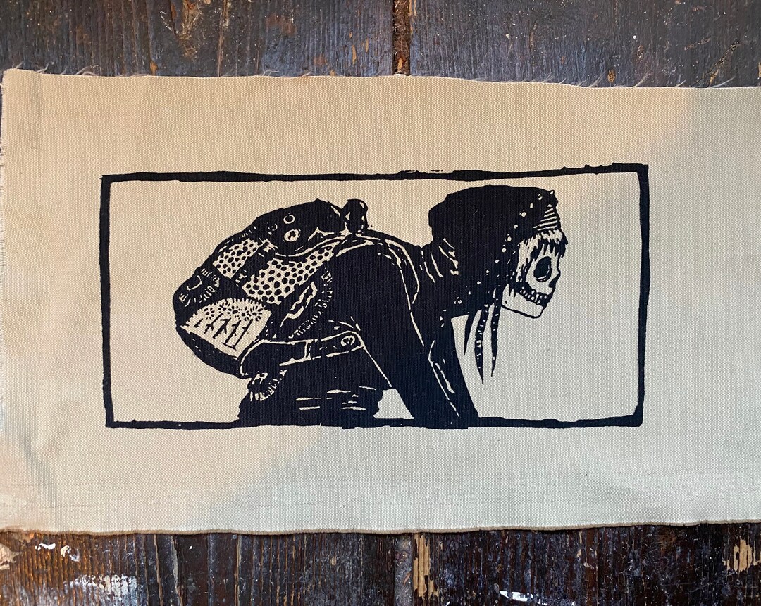 Skeleton, Bike, Bike Punk, Crust, Bicycle, Cycling Punx Patch - Etsy