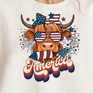 4th July Heifer SVG PNG Retro Fourth of July Svg Funny 4th of July Svg ...