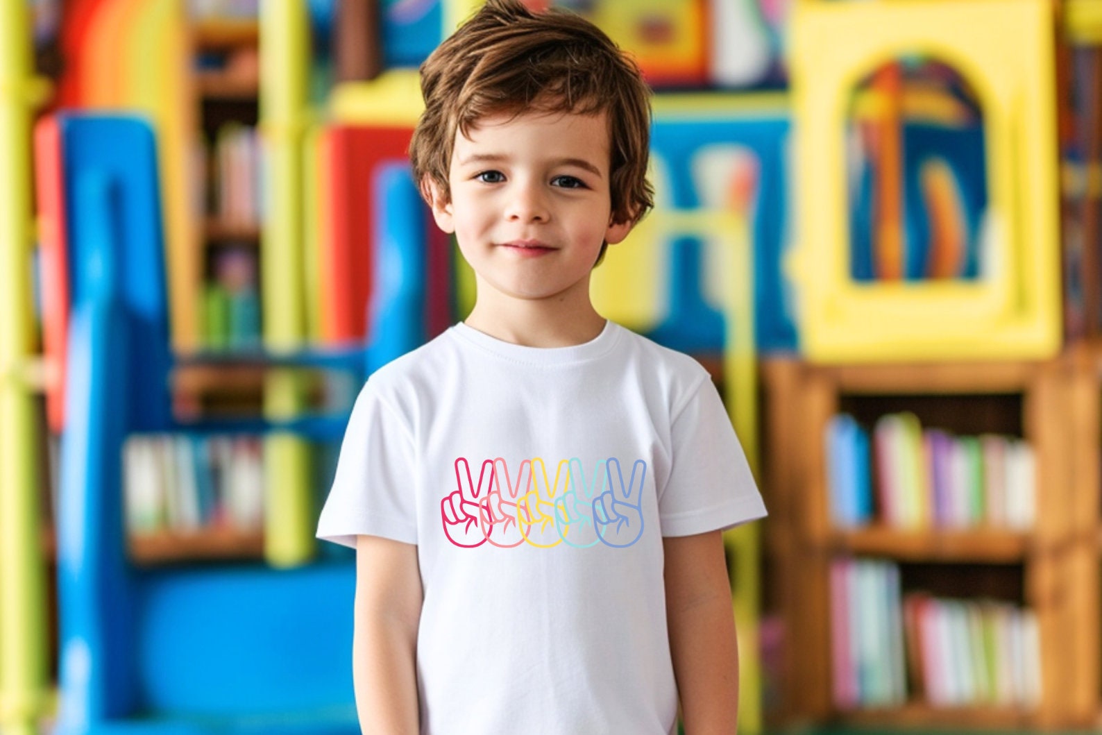 Rainbow Peace Sign SVG, Peace Sign Svg, Funny Peace Svg, Funny Svg ...