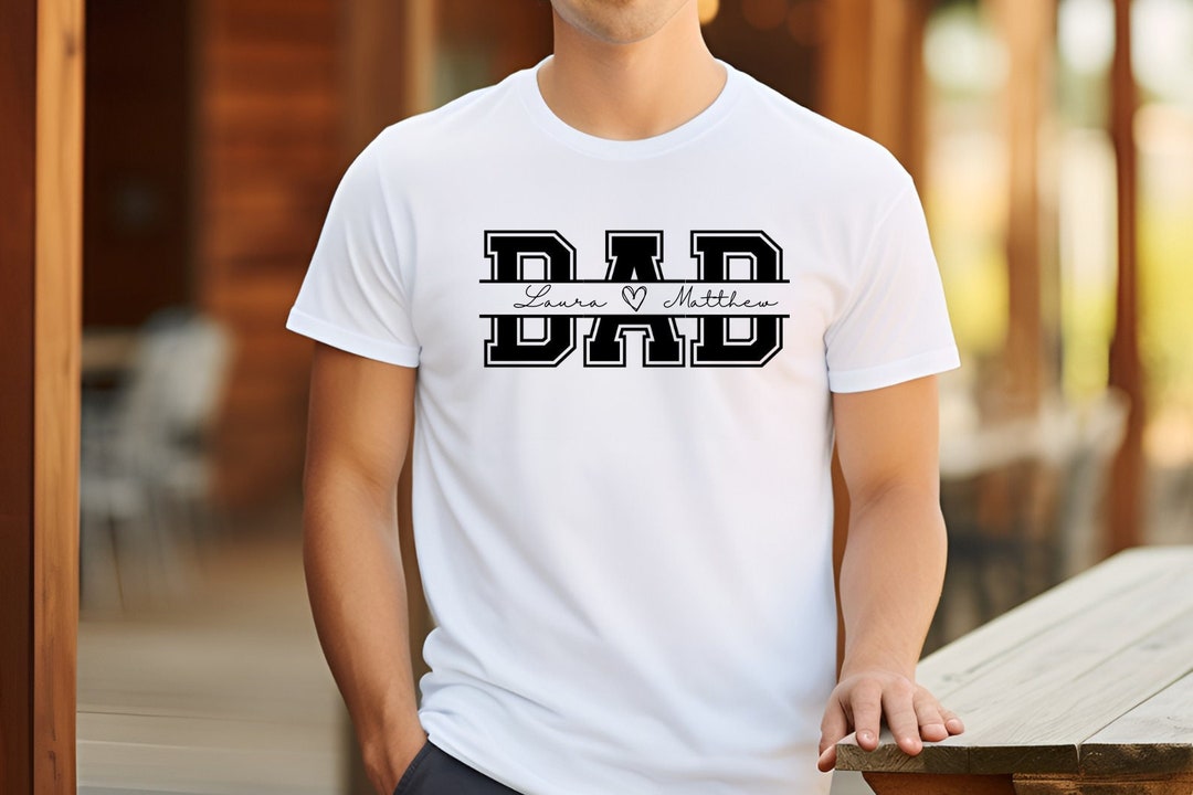 Dad SVG, Father Svg, Father's Day SVG, Dad Split Name Frame Svg, Dad ...
