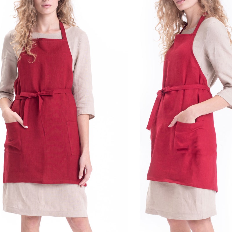 Linen Apron - Etsy