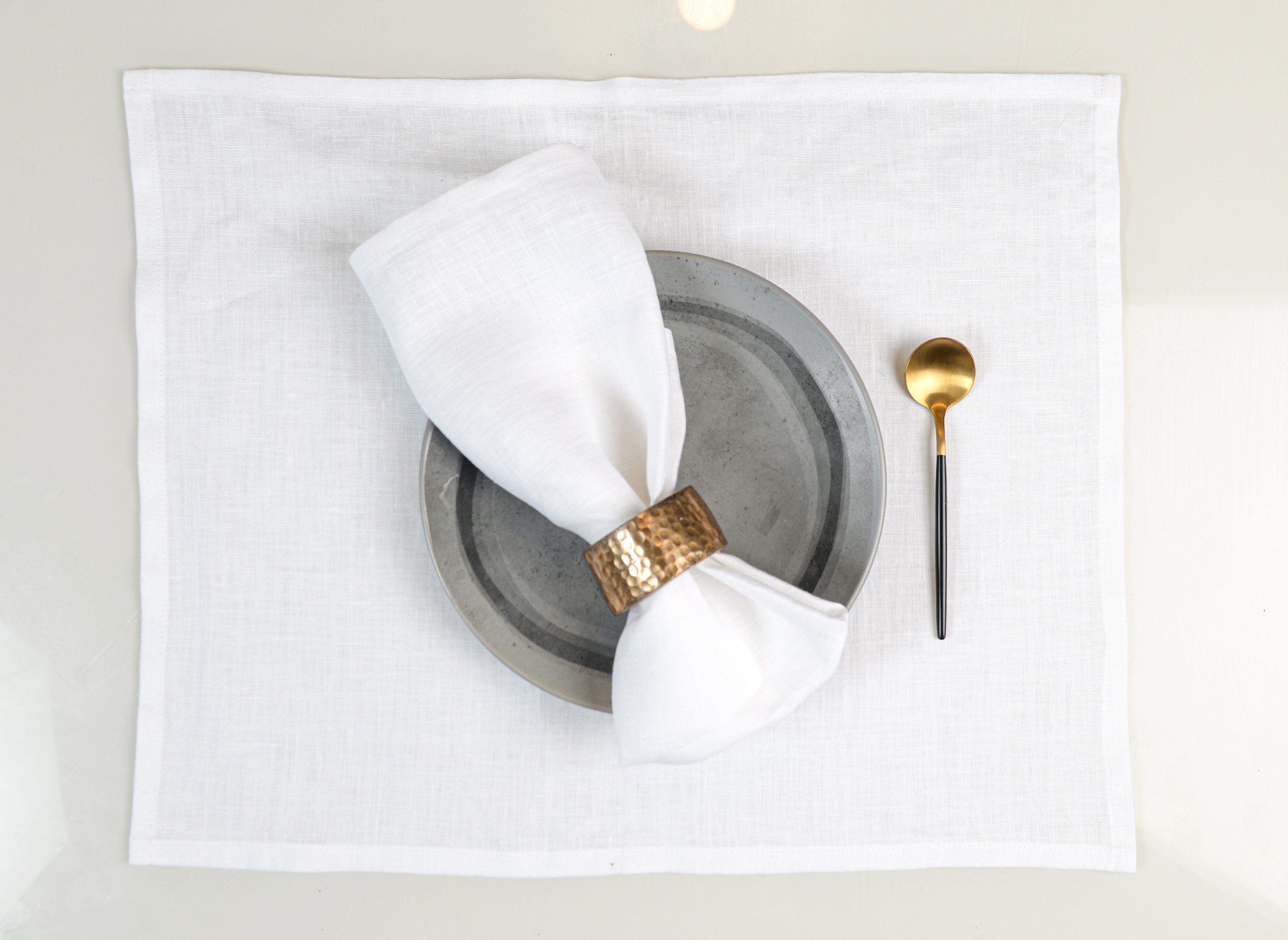 Linen Napkins sets in various colours and sizes. Cocktail | Etsy