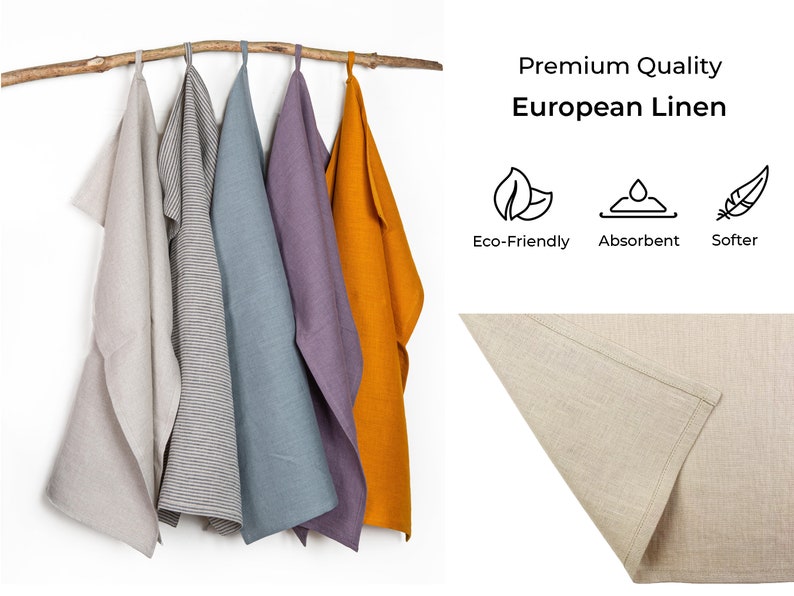 Linen Kitchen Towels. Linen Tea Towel. Linen Hand Towel. Linen | Etsy