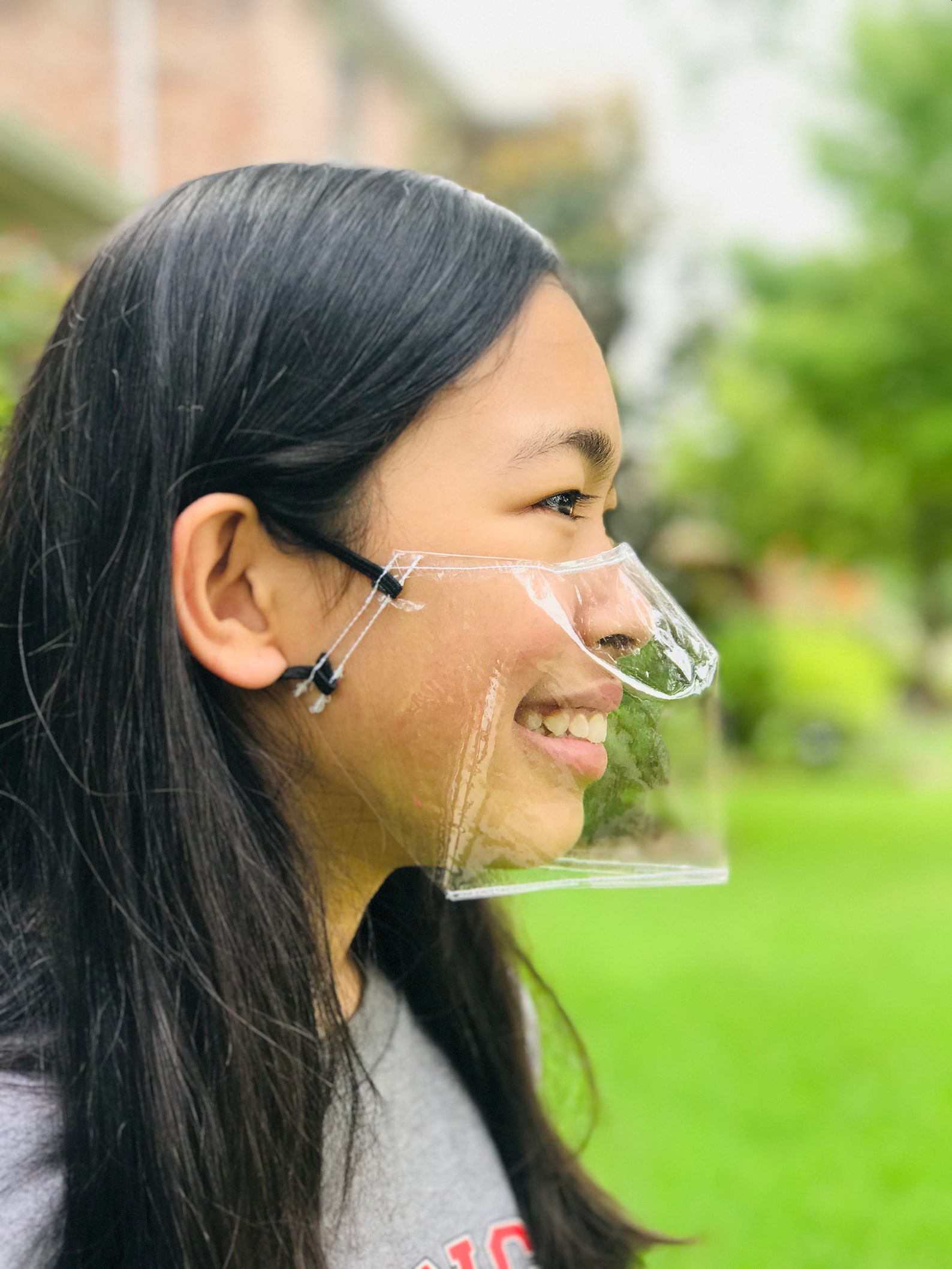 Completely Clear Face Mask With Nose Wire Invizimask - Etsy