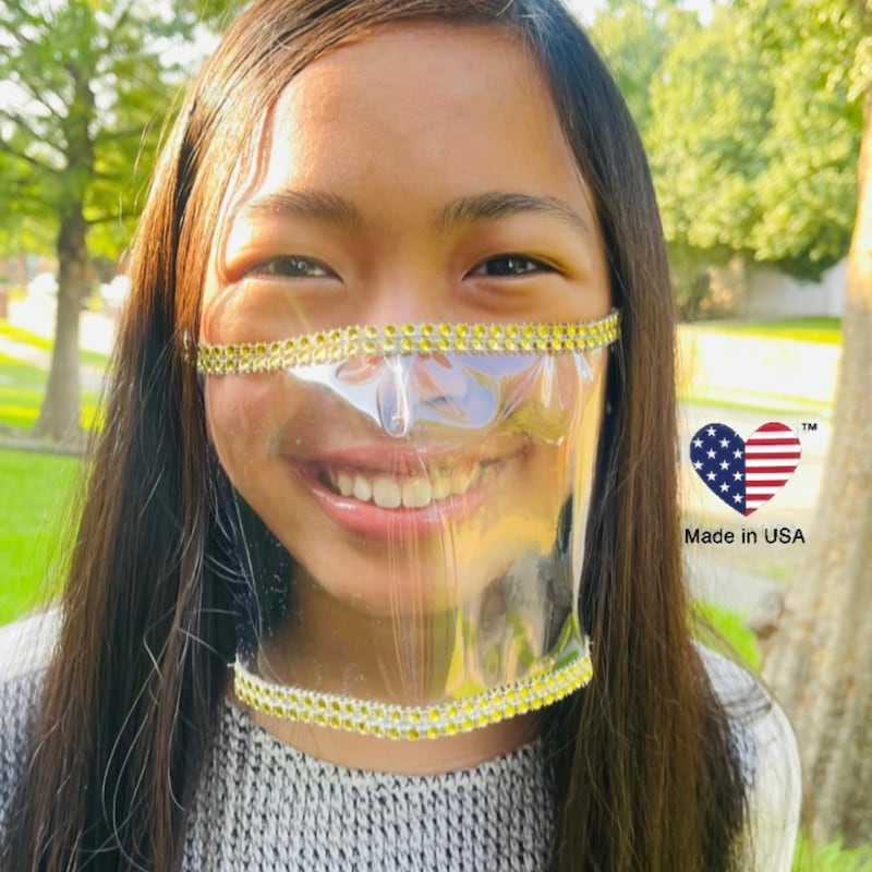 Bling Face Shield for Women - Etsy