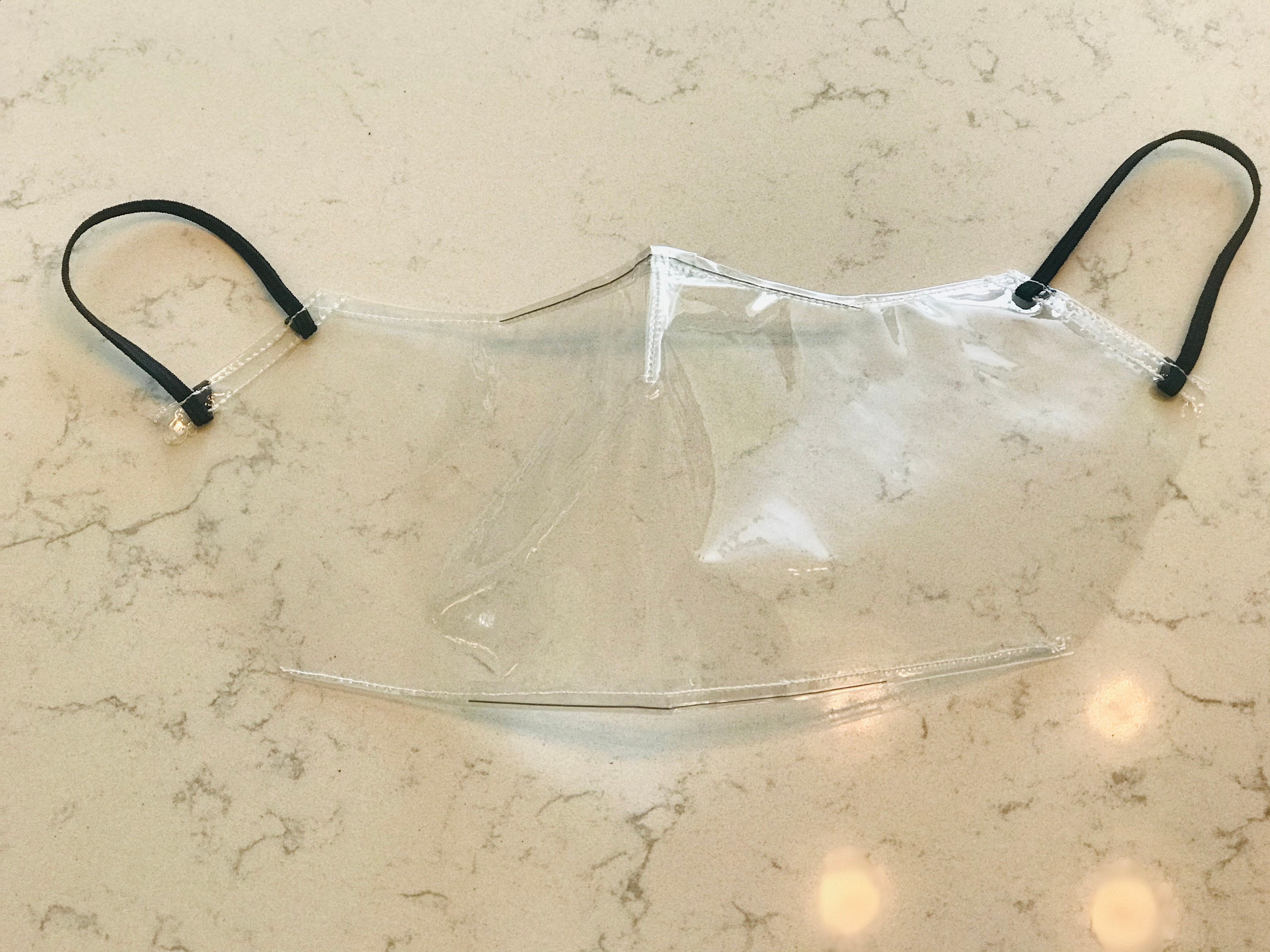 Completely Clear Face Mask With Nose Wire Invizimask | Etsy UK