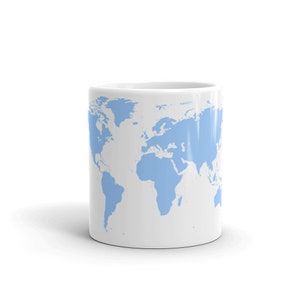World Map Mug - Travel Collection - Etsy UK