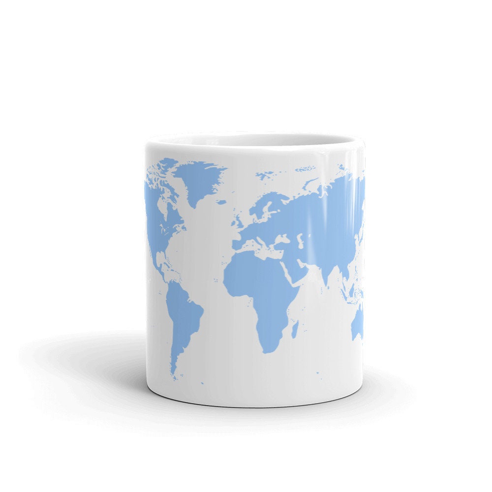 World Map Mug - Travel Collection - Etsy UK
