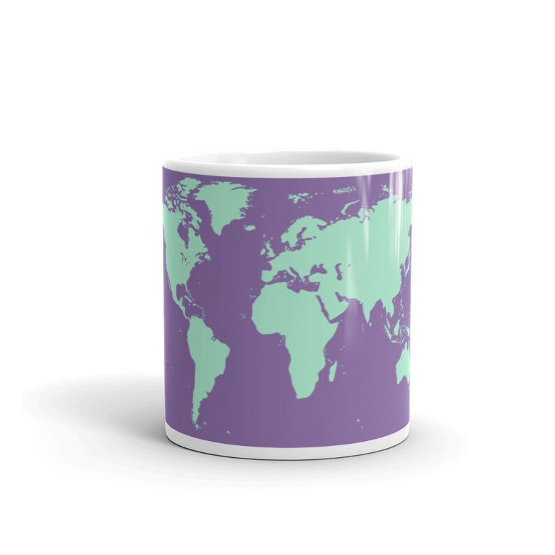 World Map Mug - Travel Collection - Etsy UK
