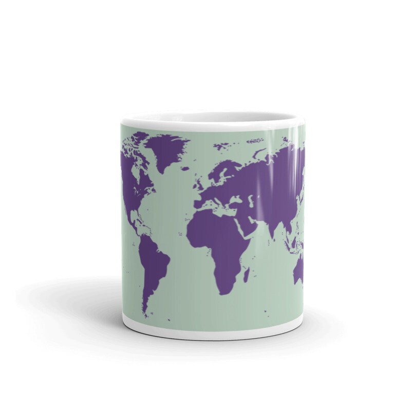 World Map Mug - Travel Collection - Etsy UK