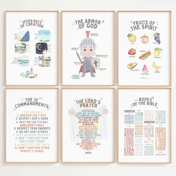 Sunday School Wall Art - Etsy