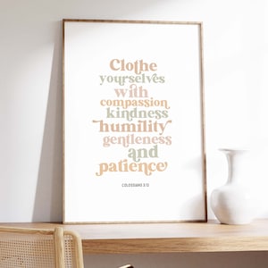 Colossians 3:12 Clothe Yourselves With Compassion Kindness, Modern ...