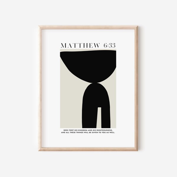 Matthew 6 33 - Etsy