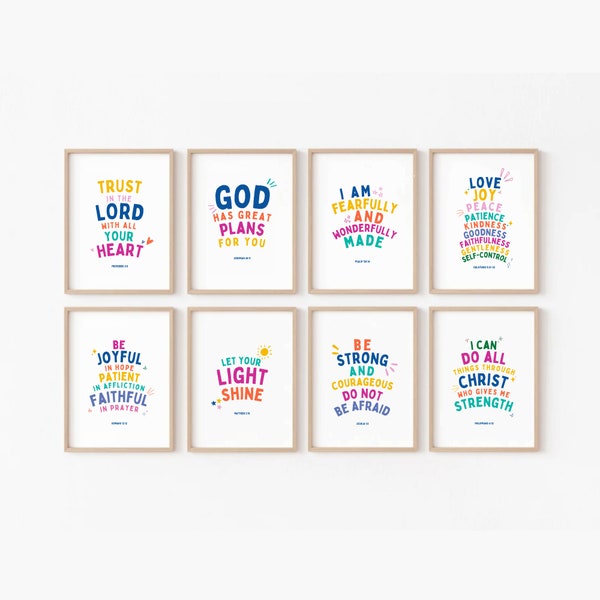 Bible Verse Wall Art - Etsy