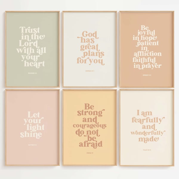 Bible Verse Poster - Etsy