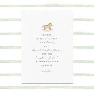 Mark 10:14 Let the Little Children Come to Me Bible Verse - Etsy