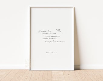 Proverbs 31 Printable | Etsy