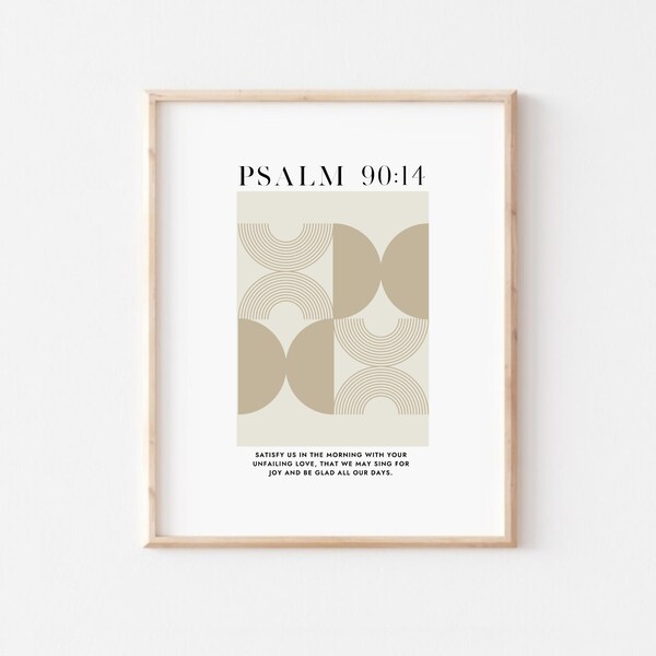 Psalm 90 14 - Etsy